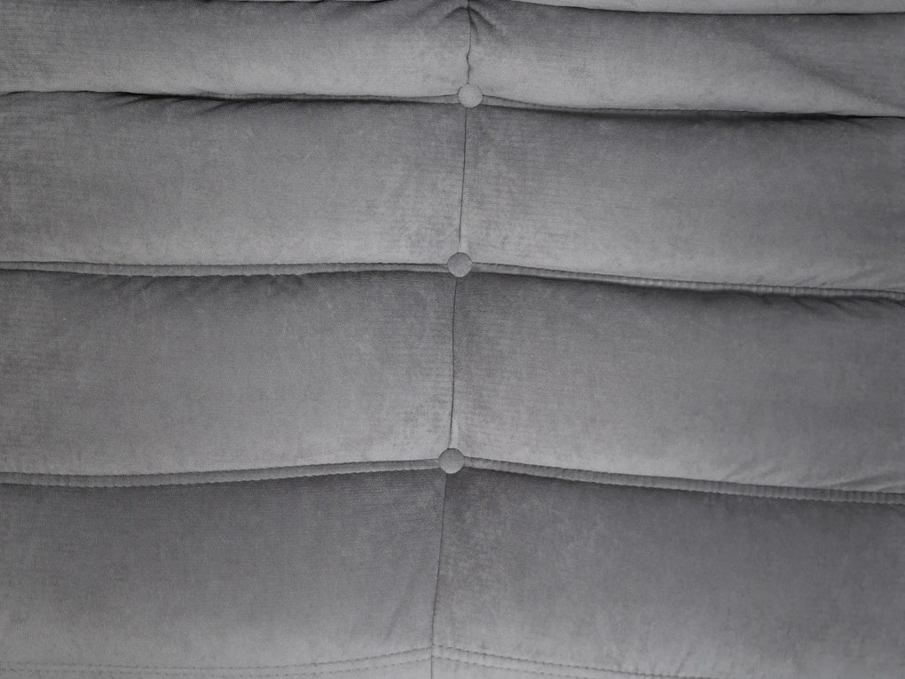 Designové křeslo Nua samet šedé