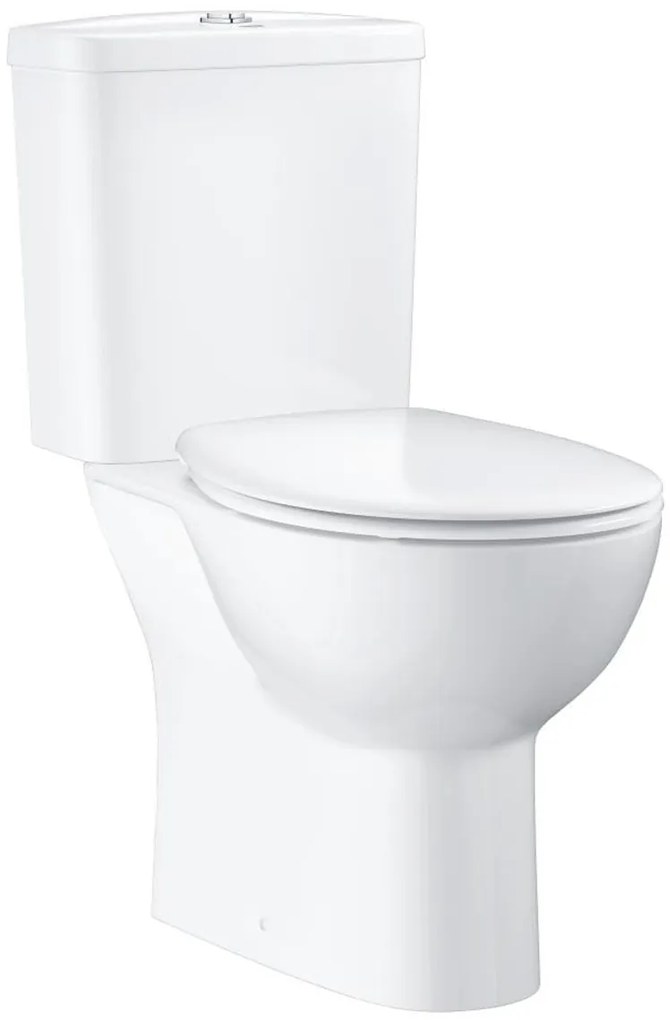 Wc kombi komplet Grohe BAU-CERAMIC alpská bílá zadní odpad 39604000