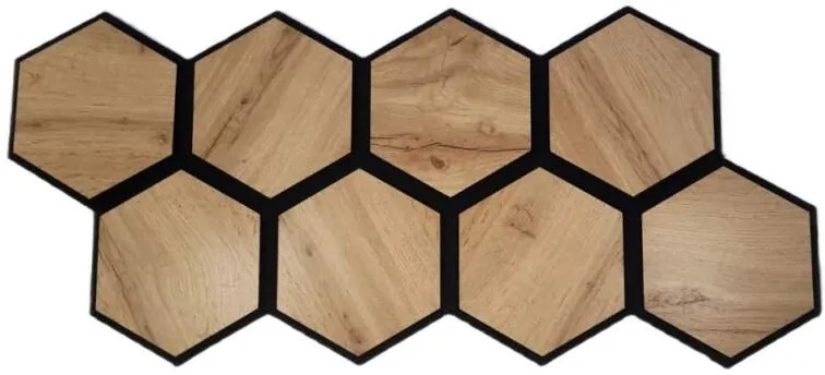 Akustický panel Hexagon 920x420mm Dub Wotan