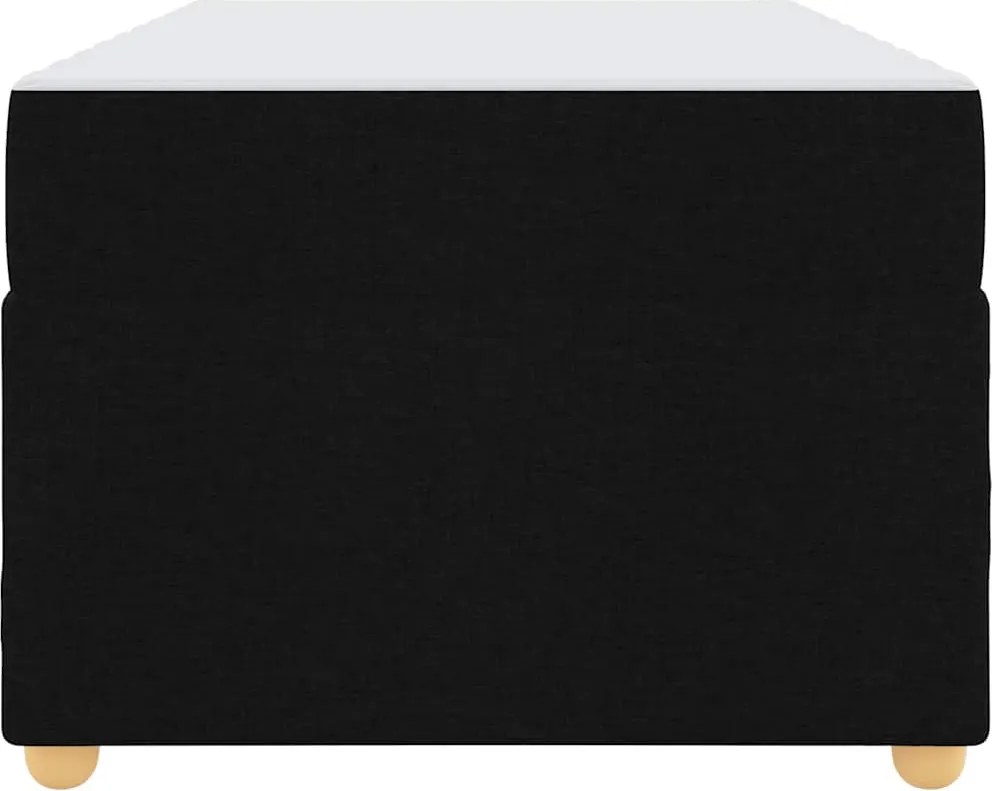 Rám postele s matrací Černá 80 x 200 cm textil 3399316