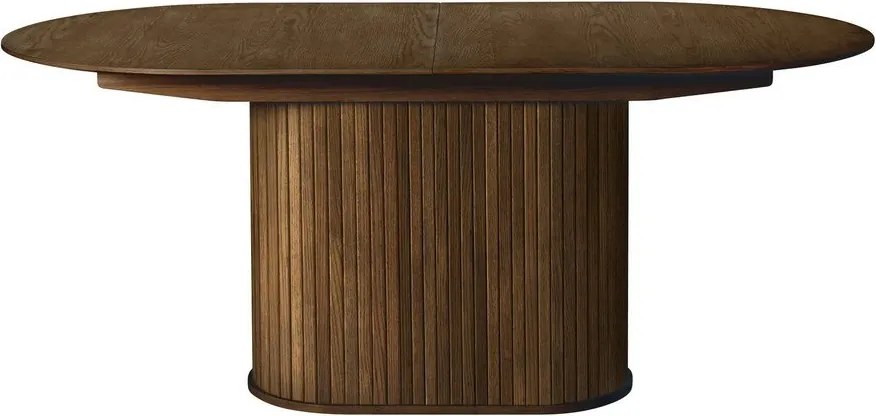 Rozkládací jídelní stůl s přídavnou deskou v dekoru dubu 95x180 cm Nola – Unique Furniture