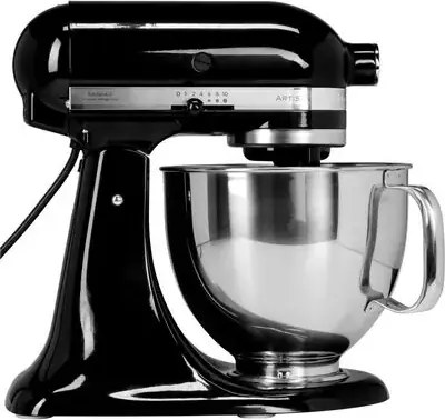 KitchenAid 5KSM175PSEOB černá / Kuchyňský robot Artisan / 300W / 4.8 l