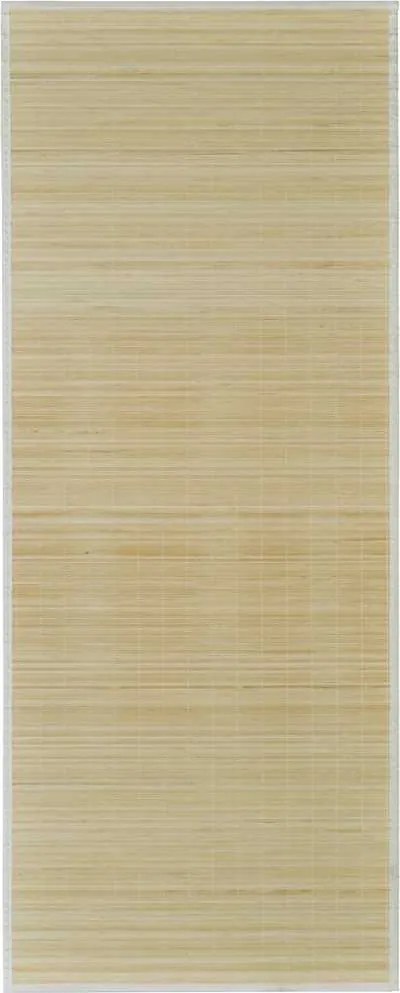 Obdélníková přirozeně zbarvená bambusová rohož / koberec 150 x 200 cm 241335