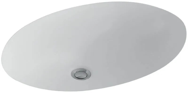 Villeroy &amp; Boch Evana umyvadlo 50x35 cm oválný pod pult bílá 614700R1