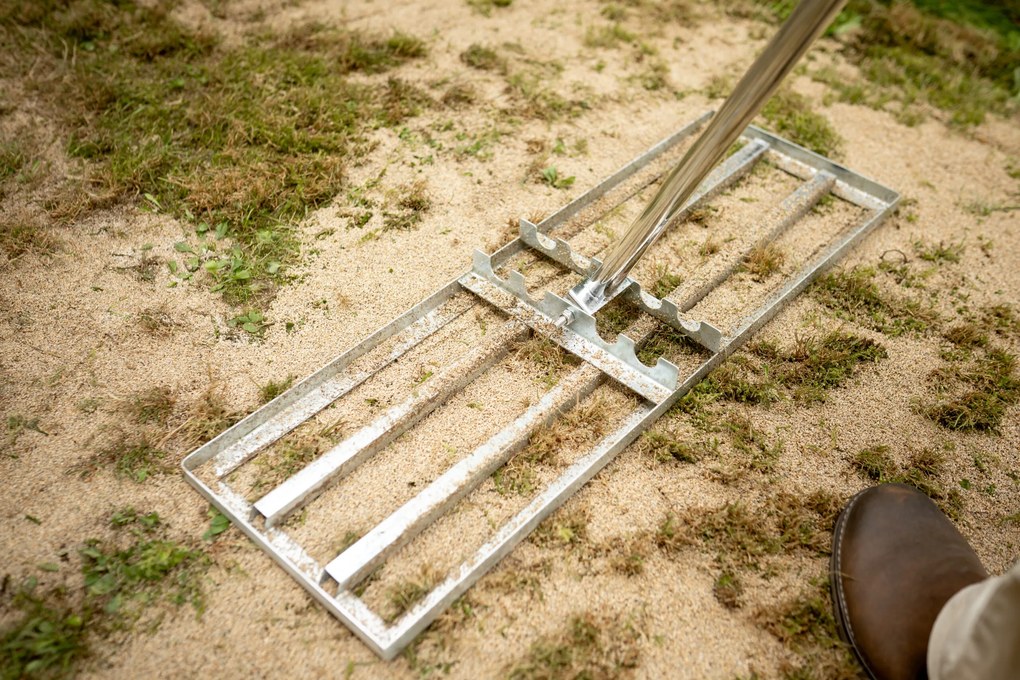 IQ Garden Nivelační a zapravovací brána 90 cm - nerez 321531