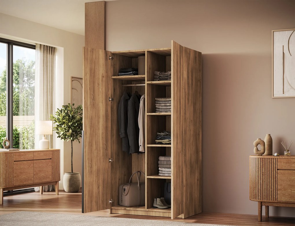 ADRK Furniture Alera II Skříň s otočnými dveřmi ADRK-W-ALE-100-AB