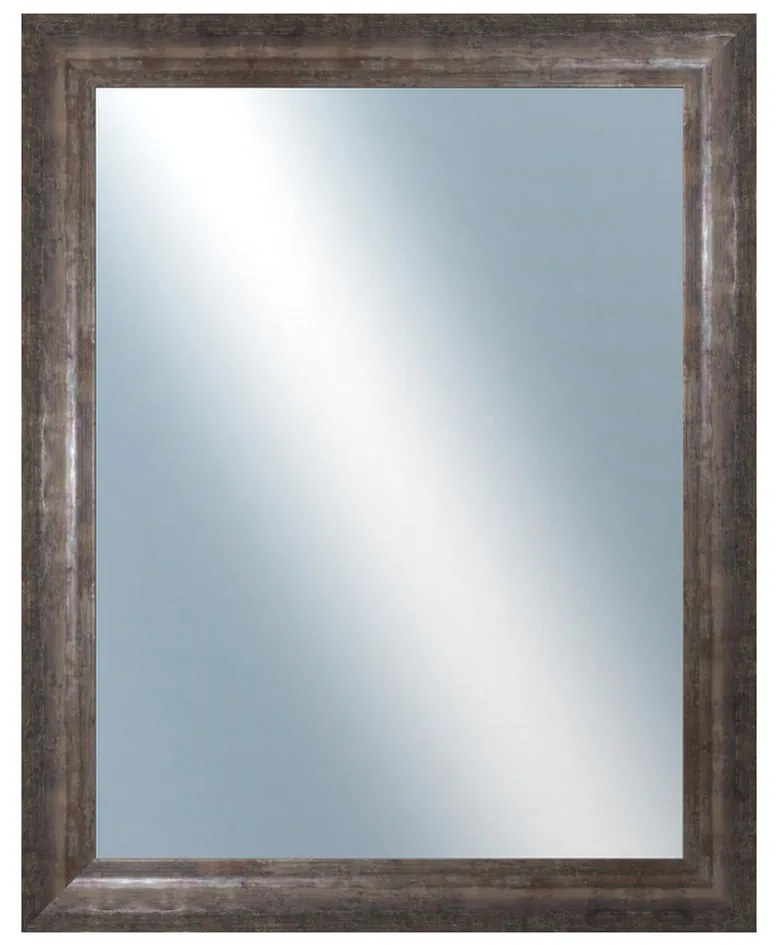 DANTIK - Zarámované zrcadlo - rozměr s rámem cca 40x50 cm z lišty NEVIS šedá (3053)