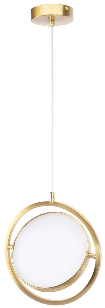 Toolight Toolight, závěsné LED svítidlo 26cm, 4000K, APP1791-CP, zlatá matná, OSW-06068