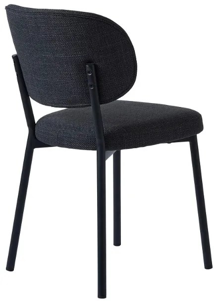 Designová jídelní židle Calixte tmavě šedá