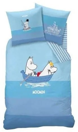 CTI DĚTSKÉ POVLEČENÍ MOOMIN BOAT 140X200/63X63