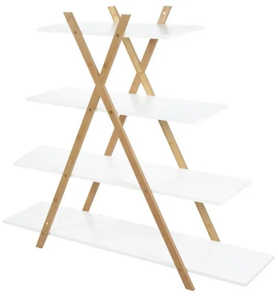 Tutumi Polička Bamboo - bílá