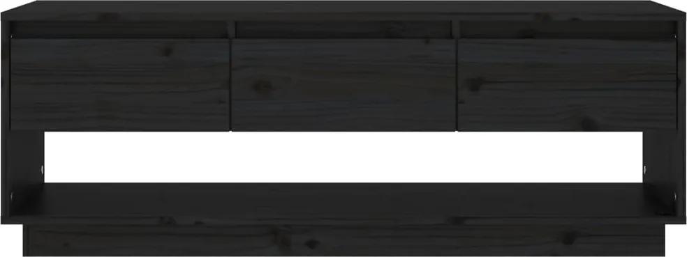 vidaXL TV skříňka 110,5 x 34 x 40 cm masivní borové dřevo [813848] Barva: Šedá