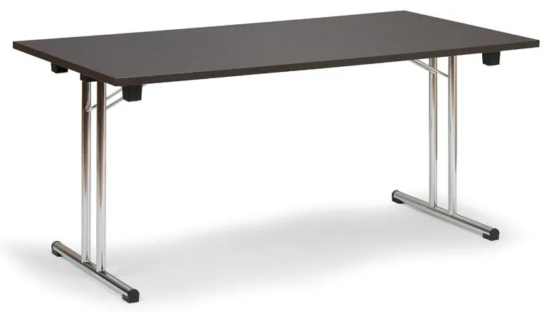 Skládací konferenční stůl FOLD, 140x69 cm, wenge
