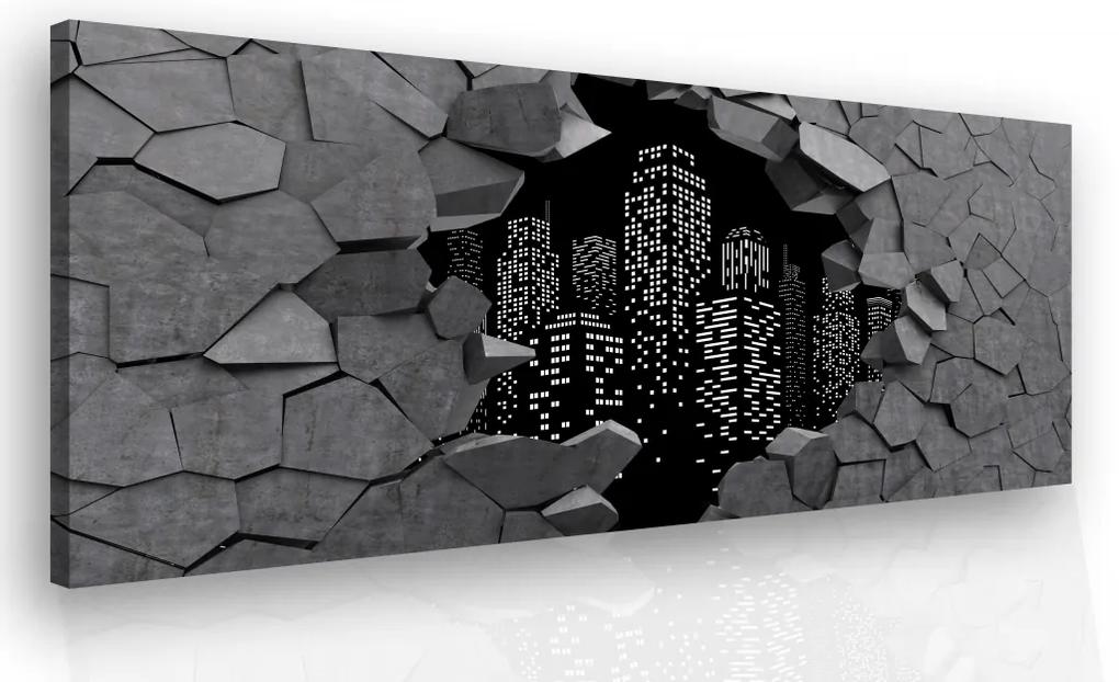 3D obraz město Velikost (šířka x výška): 150x100 cm