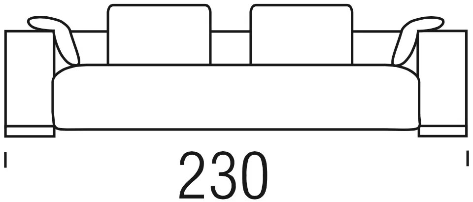 Beltá / Frajumar designové sedačky Suit 230cm