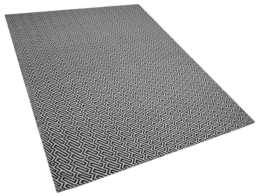 Venkovní koberec černý 160 x 230 cm TANGAL