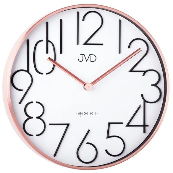 Designové kovové hodiny JVD -Architect- HC06.3