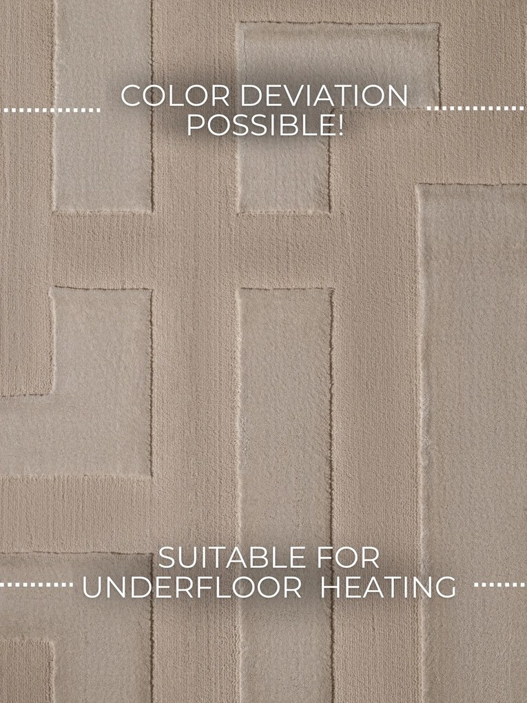 ELLE Decoration, Běhoun Perles 106189 Beige Cream z kolekce Elle, 80x240, béžová, ložnice