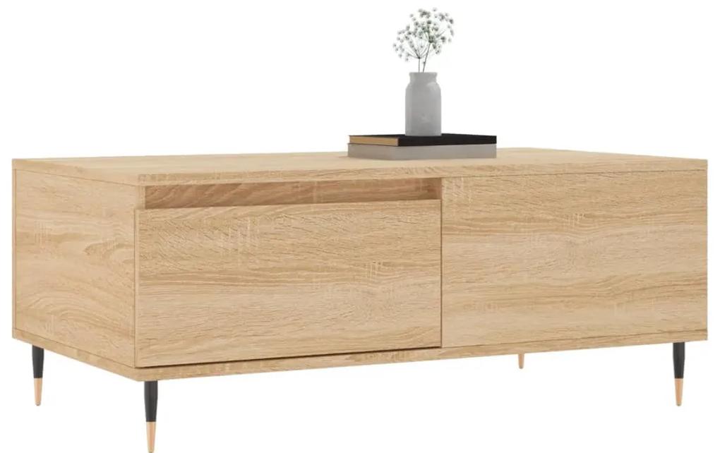 Konferenční stolek dub sonoma 90x50x36,5 cm kompozitní dřevo - Default Title