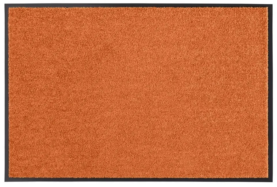 Oranžová rohožka Hanse Home Wash &amp; Clean, 39 x 58 cm