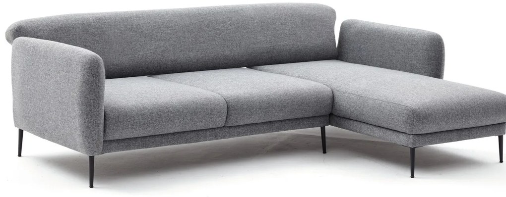 Hanah Home Rohová pohovka VENUS šedá pravá 825BLC2766
