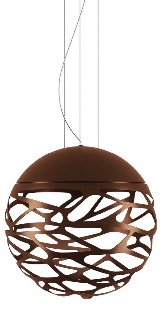 Lodes Kelly Medium Sphere 50, závěsné svítidlo 3x23W LED, bronz, prům. 50cm