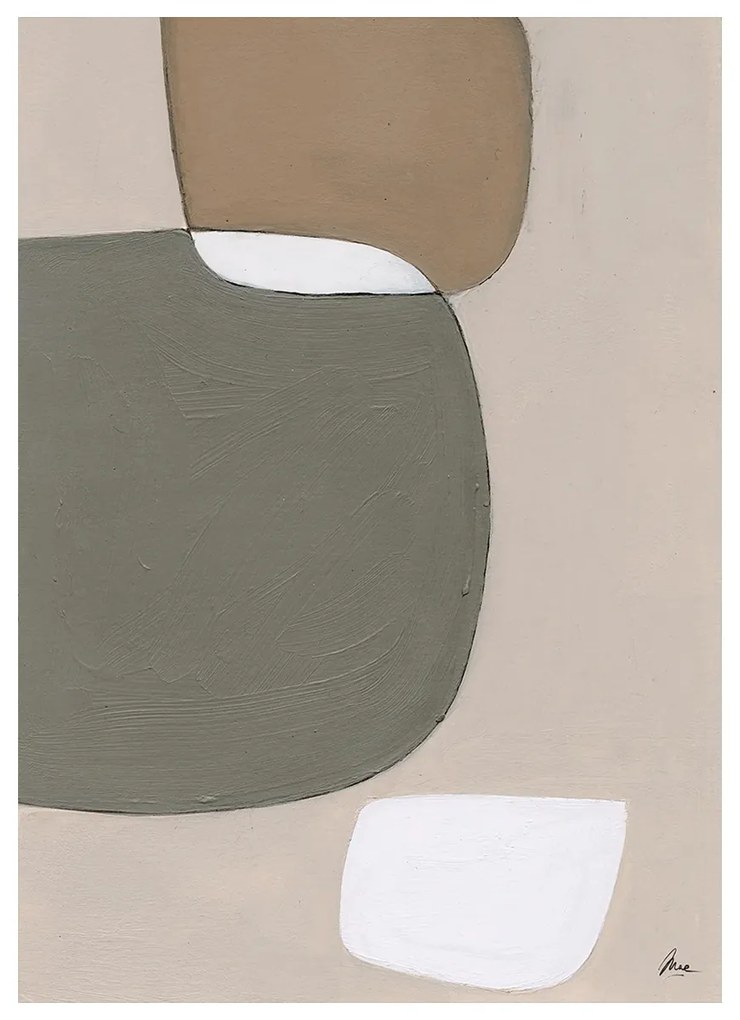 Paper Collective designové moderní obrazy Sand Stories (50 x 70 cm) Biano.cz