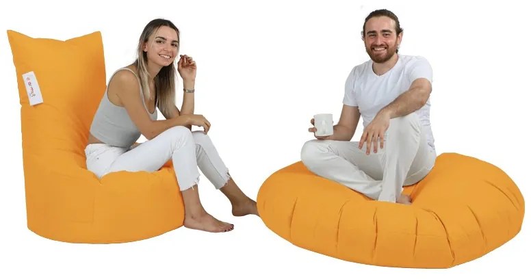 Atelier del Sofa Zahradní sedací vak Balina - Orange, Oranžová