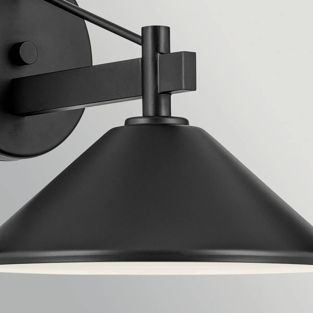 Venkovní světlo na fasádu Elstead Ripley M LED 8W IP44 Černá