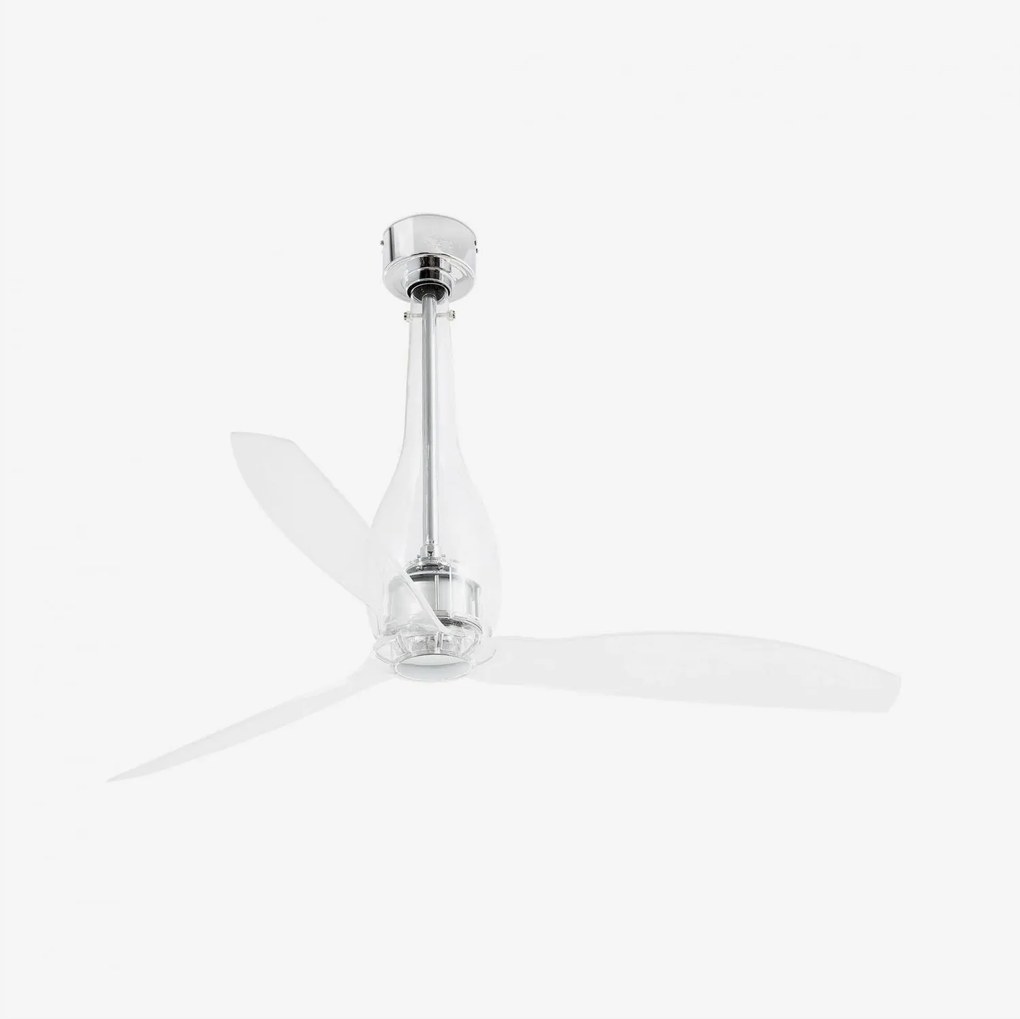 FARO 33381 ETERFAN M, transparentní, stropní ventilátor s DC motorem - FARO