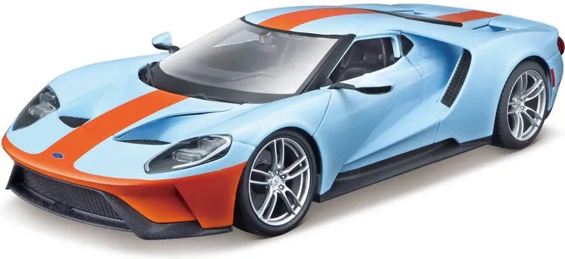 Maisto ford gt 2017 1:18 modro-oranžová