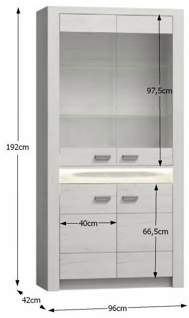 Vitrína INFINITY 03 Tempo Kondela