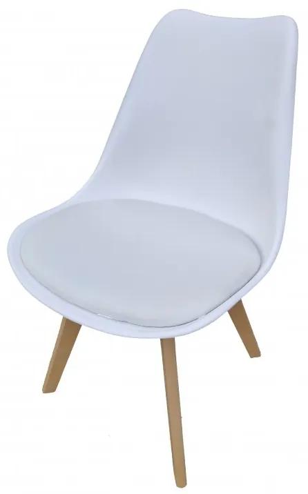 Bestent Jídelní židle bílá skandinávský styl Basic
