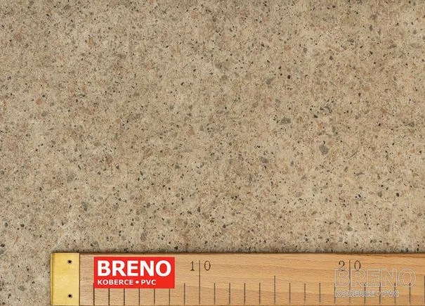Breno PVC AMBIENT Tereza 639M – béžový kamenný dekor, šíře 200 cm