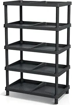 PROSPERPLAST TASSY RACK černá / Botník / Plast / 77,2x29,6 cm