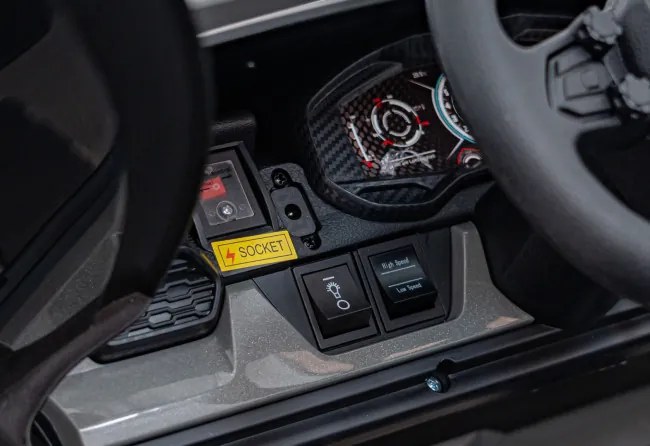 Elektrické autíčko Lamborghini Revuelto XL STRONG šedé