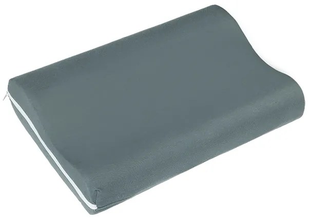 Bellatex POVLAK na anatomický polštář 45x30 cm (povlak na zip) Jersey, tmavě šedá
