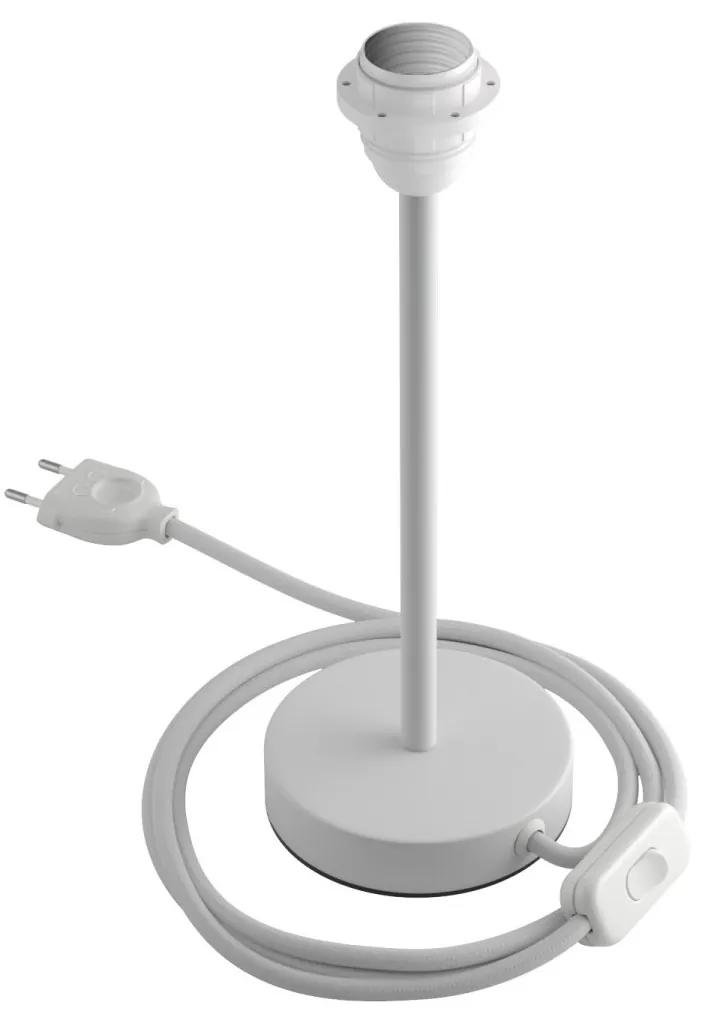 creative cables Kovová stolní lampa Alzaluce pro stínidlo Velikost: 15 cm, Barva: Matný chrom