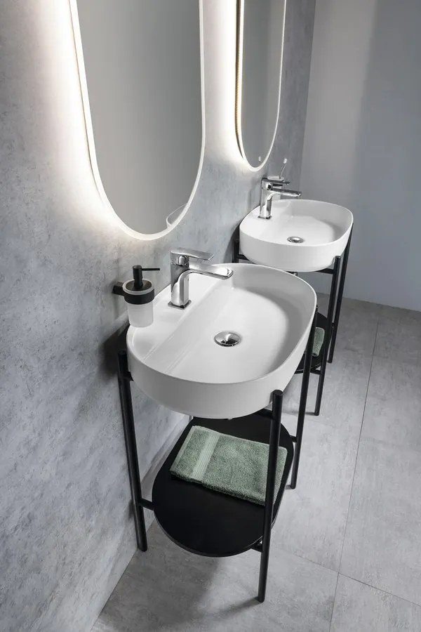 Sapho Sapho, Koupelnový set PUNO 60, černá matná, KSET-035