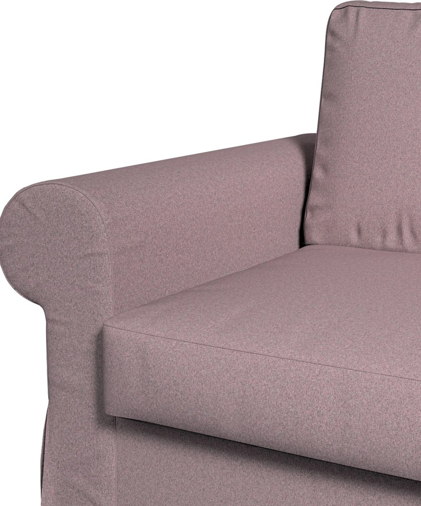 Potah na pohovku IKEA Backabro 2-místná, rozkládací barva růžová látka pletený vzor