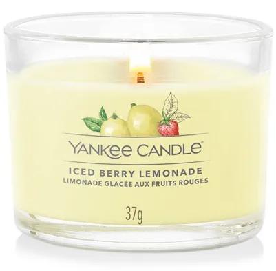Yankee Candle Votivní svíčka ve skle Iced Berry Lemonade, 37g