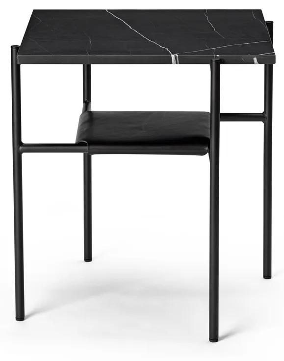 Odkládací stolek Stone z mramorové desky Barva mramoru:: černá, Rozměry:: 50x43x43cm