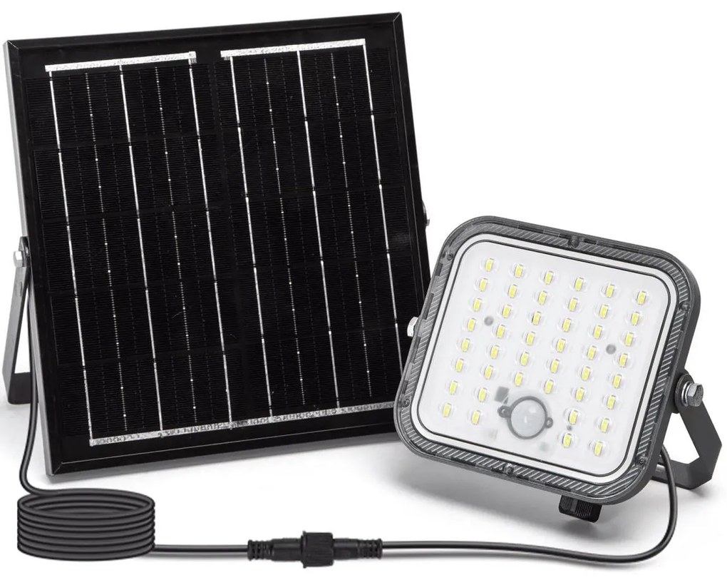 Aigostar - LED Stmívatelný solární reflektor se senzorem LED/80W/3,4V IP66 + DO