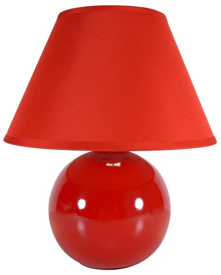 Eglo Eglo 23876 - Stolní lampa TINA 1xE14/40W/230V červená EG23876