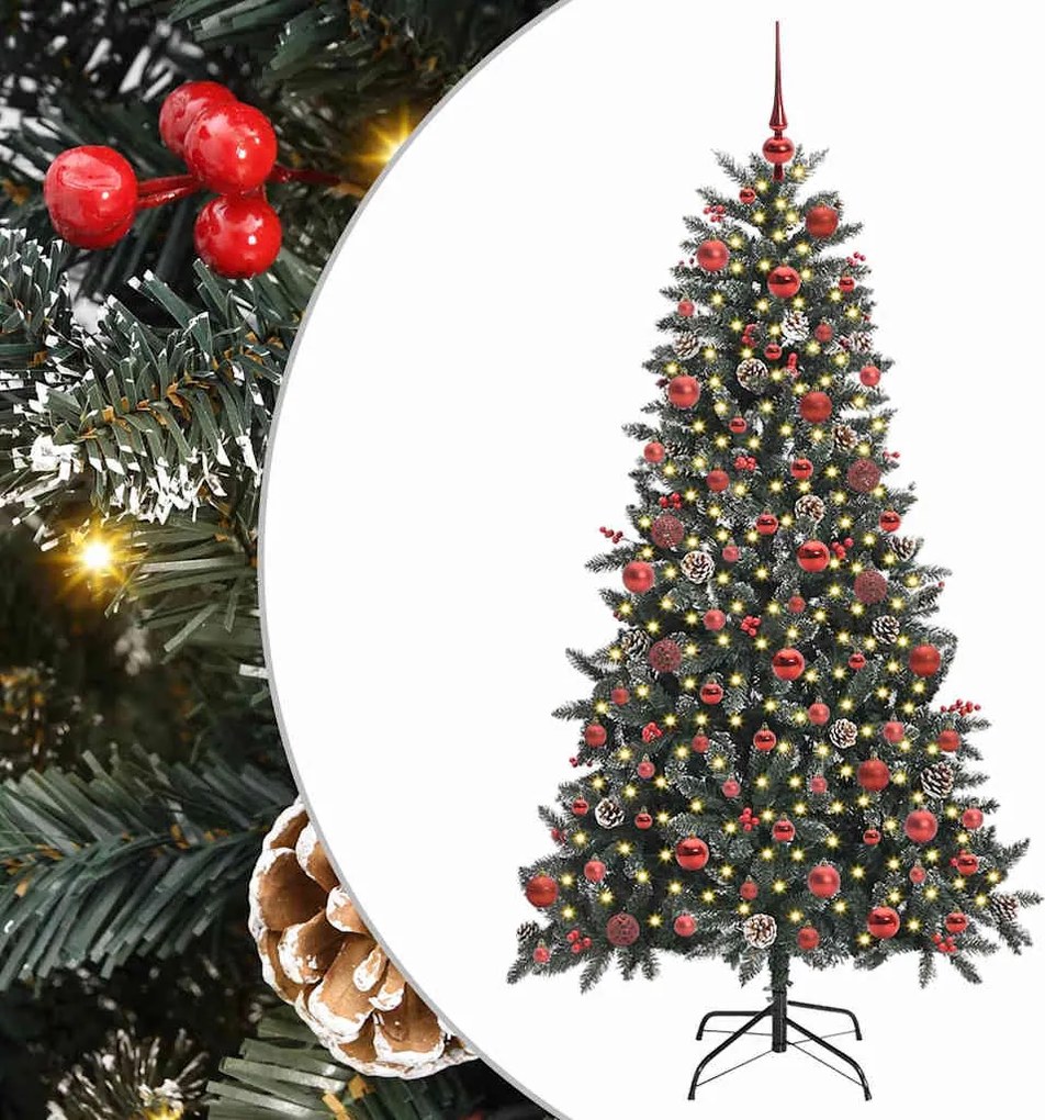 Umělý vánoční stromeček Zelená 180 cm PVC, plast a ocel 3395880