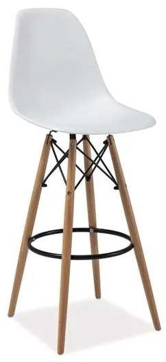 Barová židle Enzo - bílá
