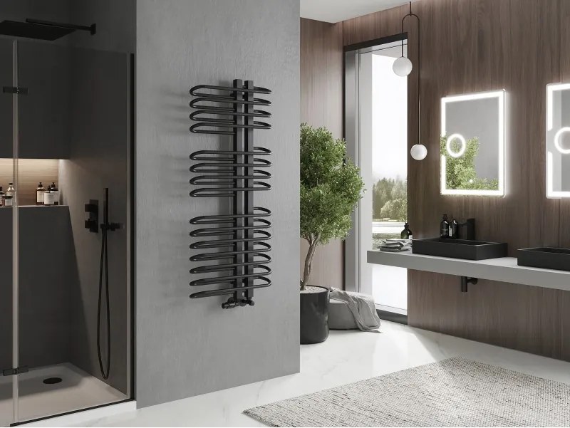 Mexen Ops topné těleso 1300 x 550 mm, 694 W, černá, W122-1300-550-00-70