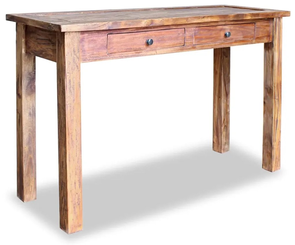 244494 vidaXL Odkládací stolek, masivní recyklované dřevo, 123x42x75 cm