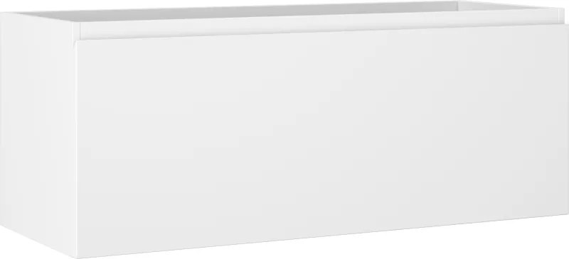 Mexen Orio, koupelnová skříňka 120 cm, 1 zásuvka, bílá matná, 91A10-12047-1-BF01