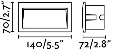 FARO 70147 - LED Venkovní zápustné svítidlo SEDNA-2 LED/3W/230V IP65